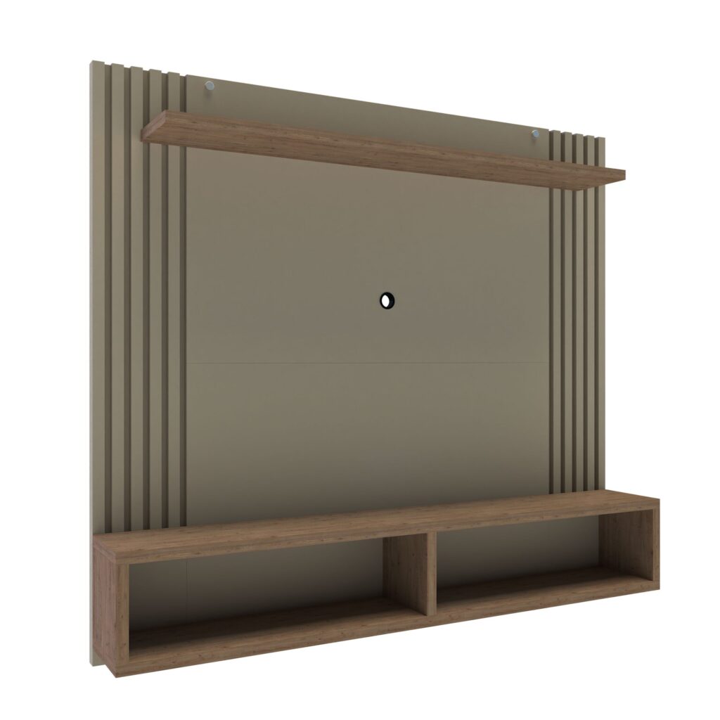 PANEL VARILLADO HASTA 60'' CON 2 NICHOS Y ESTANTE - Acasa Tienda