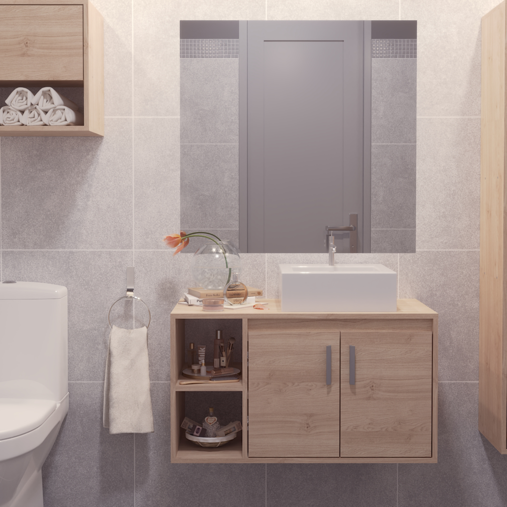 VANITORY ZEN COLGANTE 2 PUERTAS - Acasa Tienda